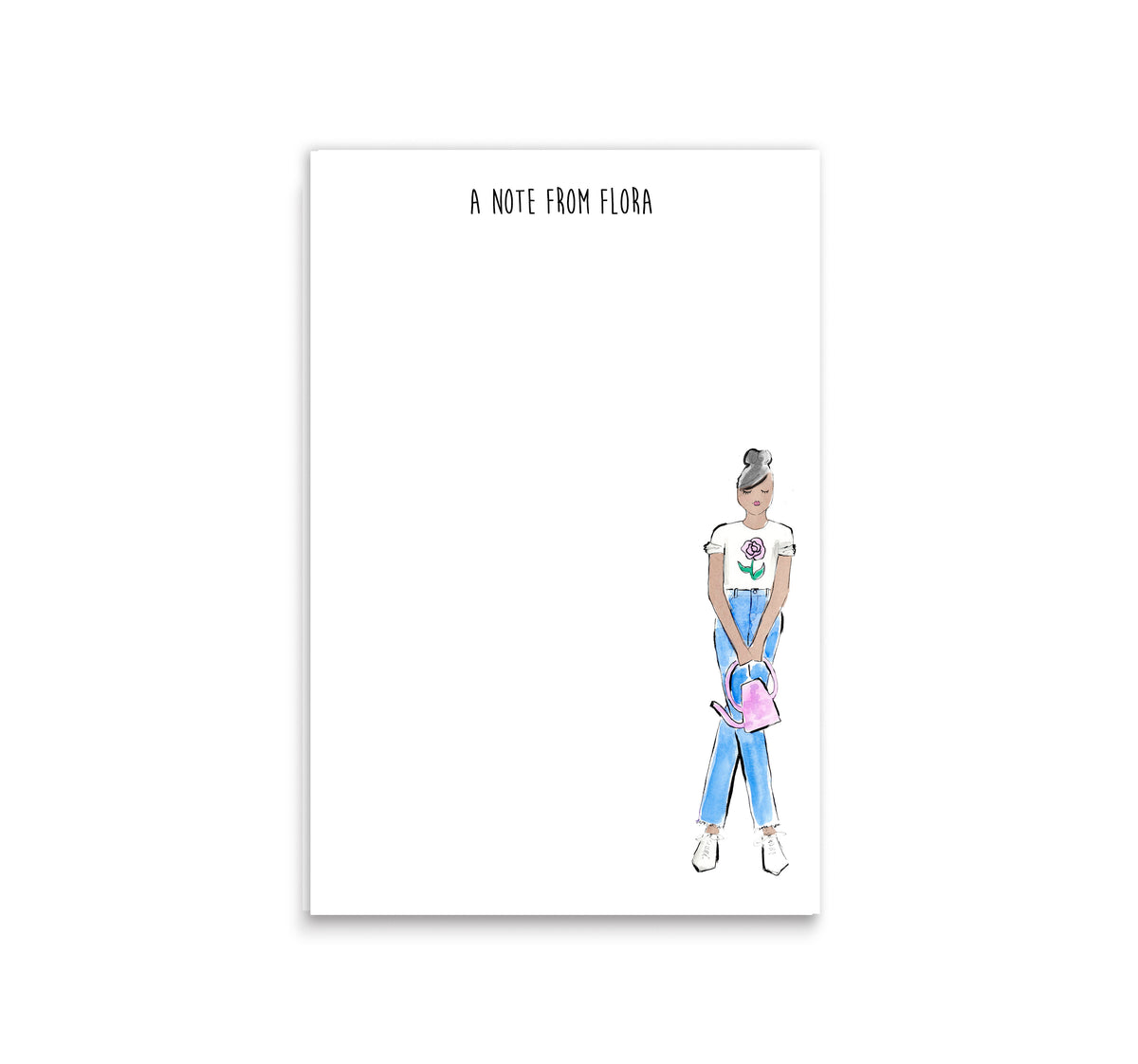 Fashion Girl Personalized Notepad – Lacee Swan