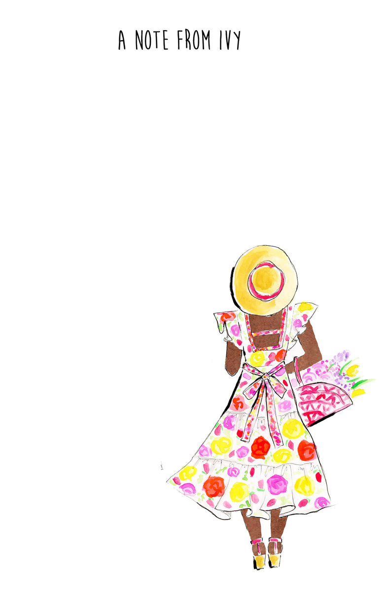 Fashion Girl Personalized Notepad – Lacee Swan