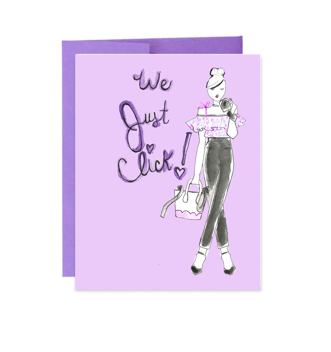 We Just Click Card – Lacee Swan