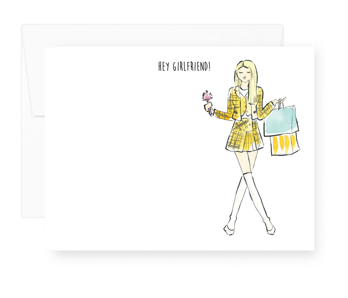 Hey Girlfriend Inspired Clueless Note Card Set (Ready To Ship) – Lacee Swan